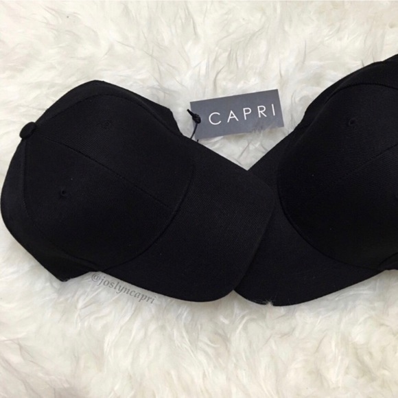 C A P R I | Accessories | New Last One Capri Black Celeb Baseball Cap ...